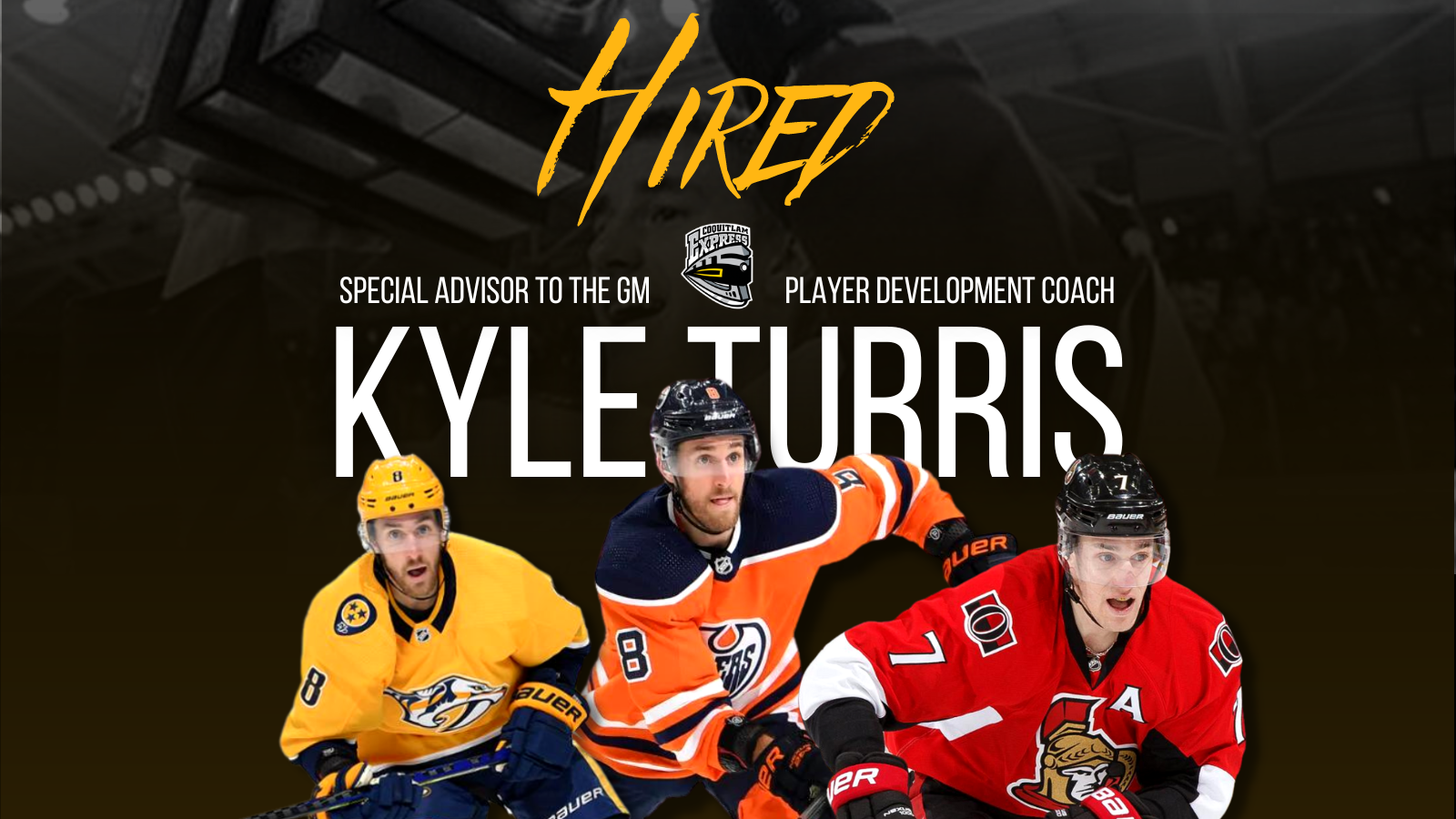 Kyle Turris added as Special Advisor to the GM & Player Development ...