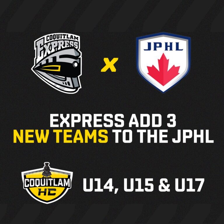 Express add three JPHL teams for 2024-25 Season | Coquitlam Express