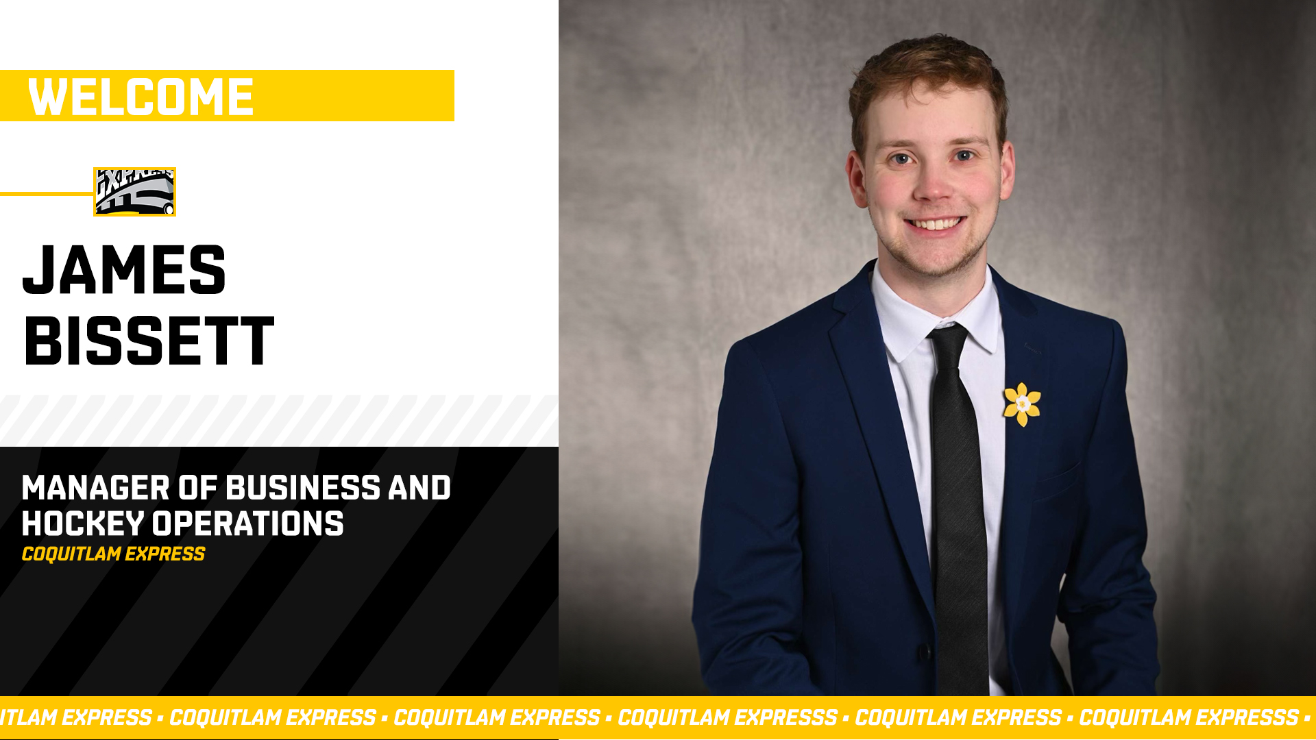 Express Announce James Bissett as New Manager of Business and Hockey ...