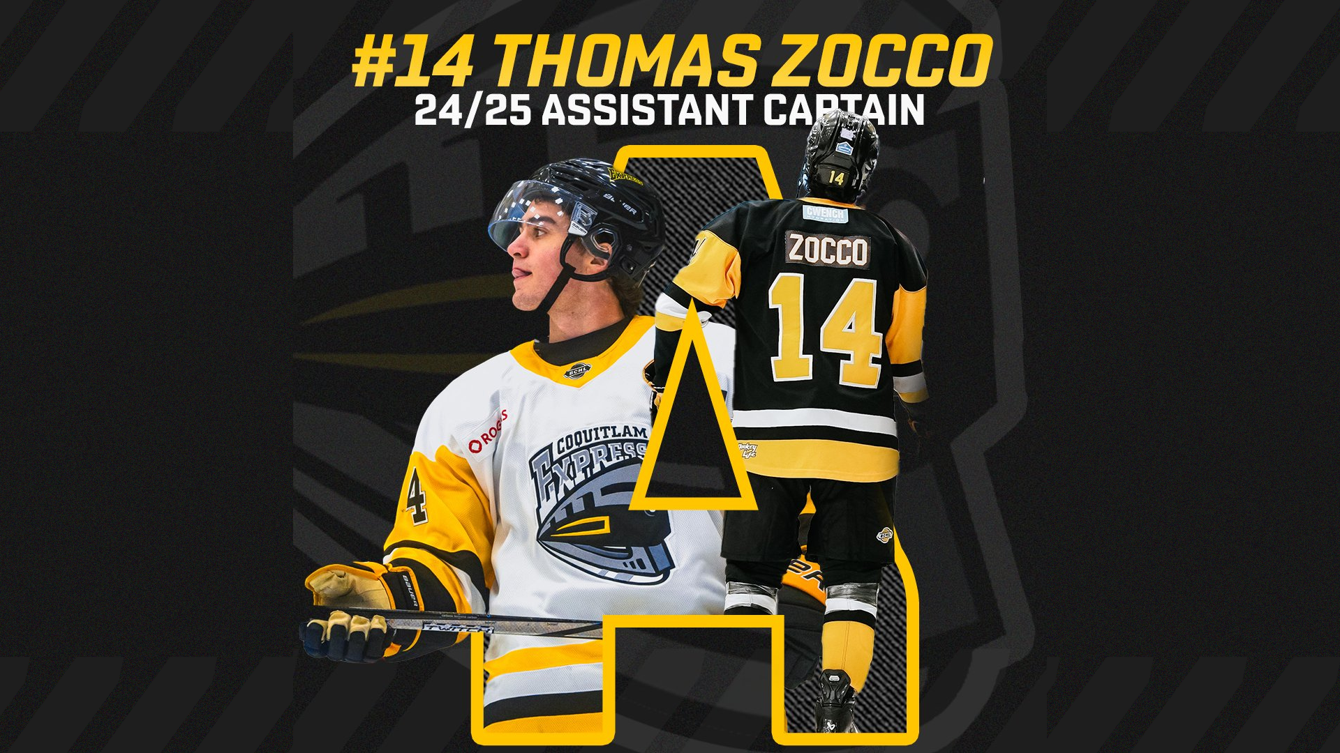 Thomas Zocco named newest Alternate Captain for the Express | Coquitlam ...