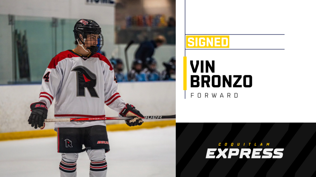 SIGNING: Express land Vin Bronzo for the 2025/2026 | Coquitlam Express