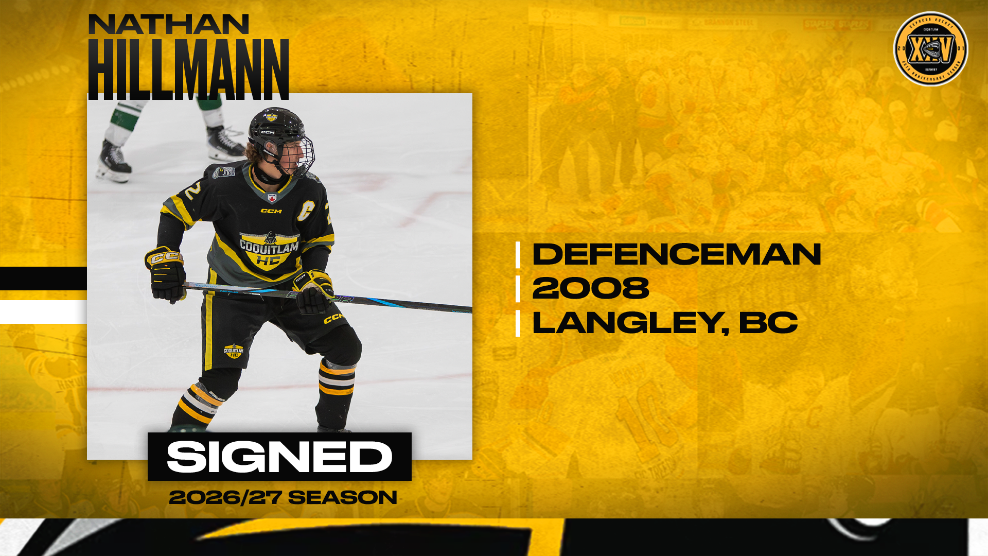 Coquitlam Express Announce Signing of 18U Coquitlam HC Captain Nathan ...