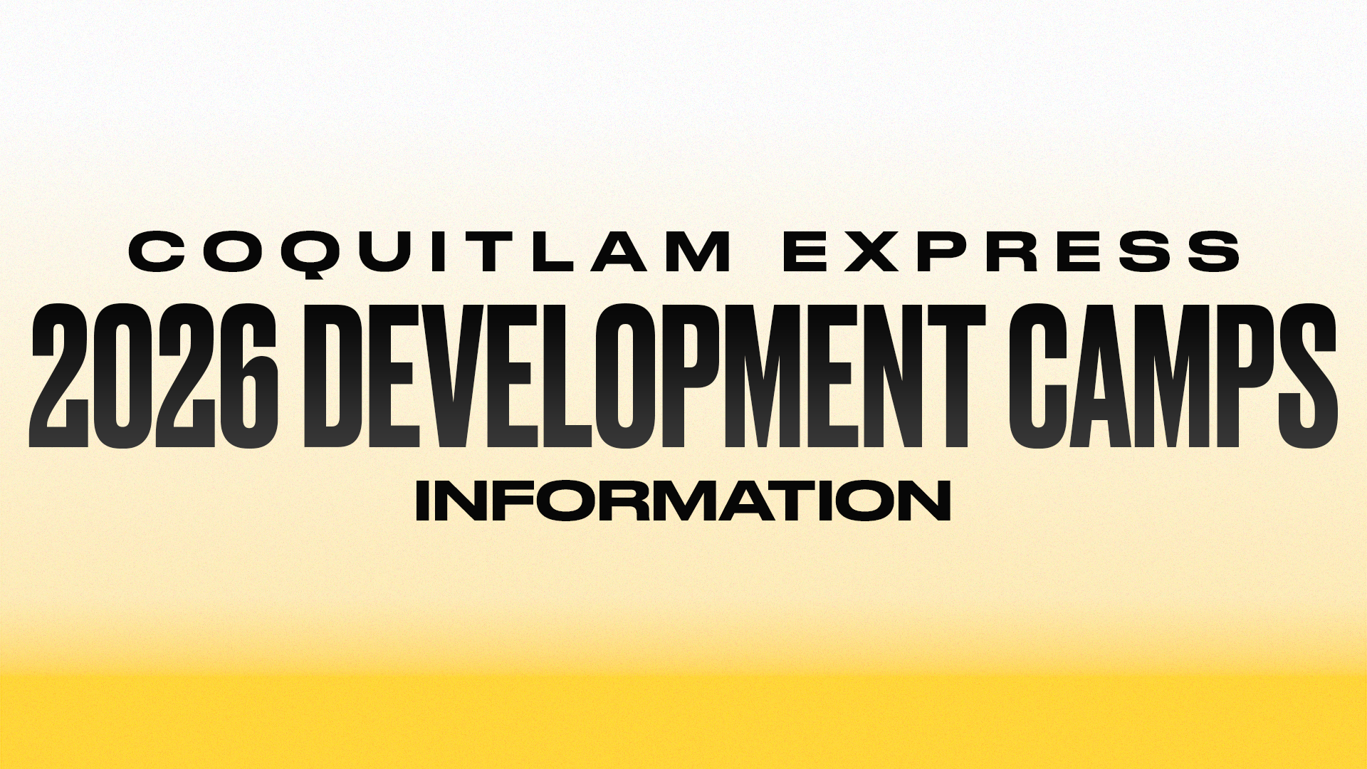 2026 Coquitlam Express Development Camps | Coquitlam Express