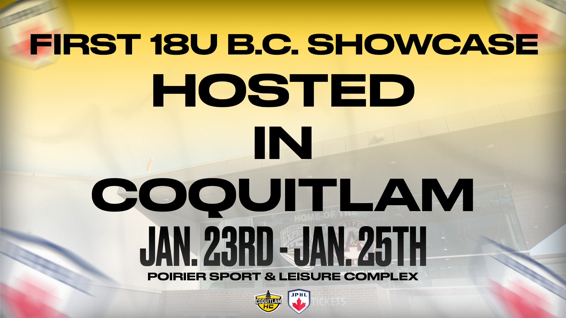Coquitlam HC to Host First-Ever JPHL 18U Showcase at the Train Station ...